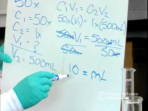 Solutions Preparing Buffer Youtube