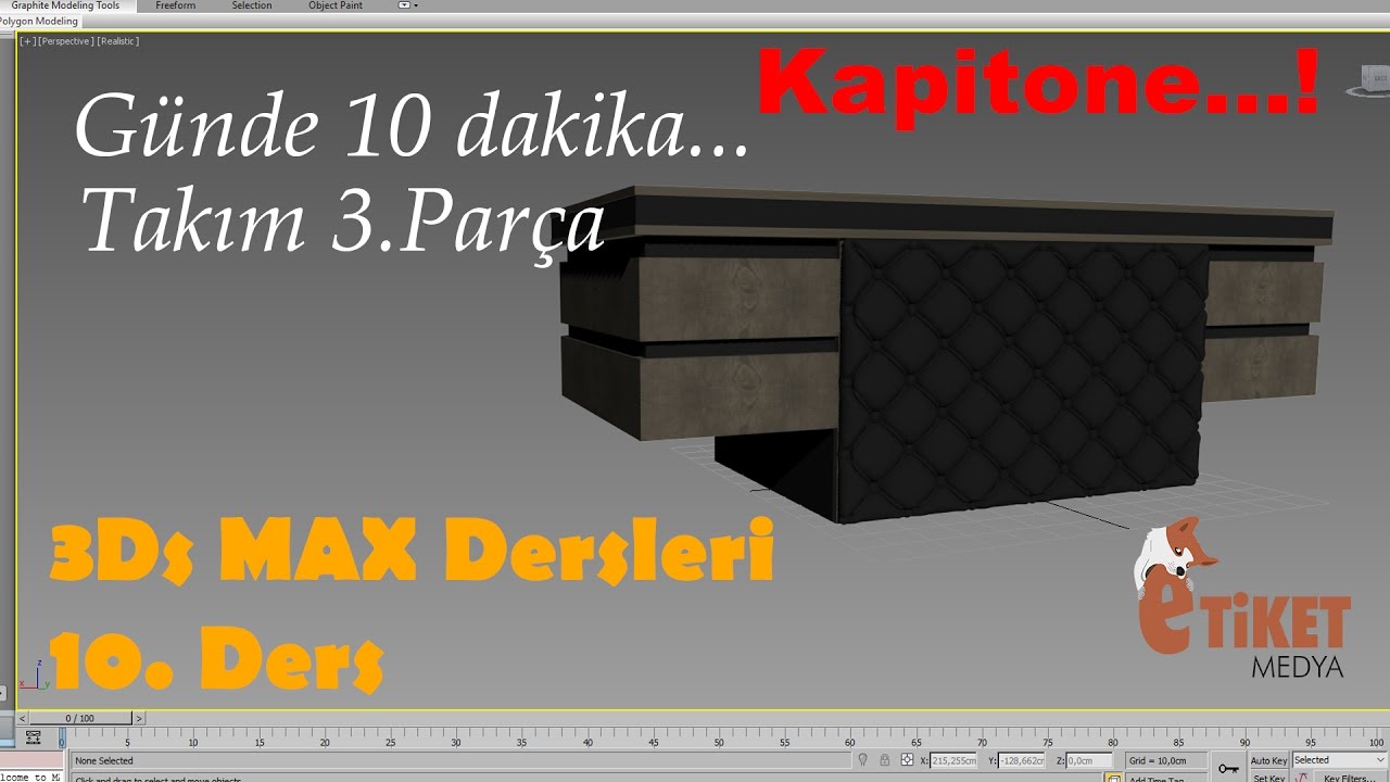 3ds Max Dersleri 10 Ders 3ds Max Tutorial Part 10 Youtube