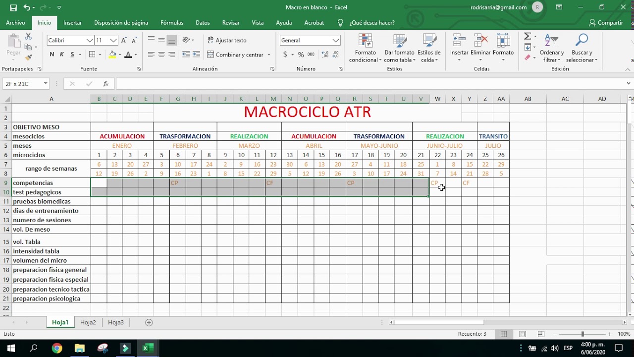 Macrociclo Atr Youtube