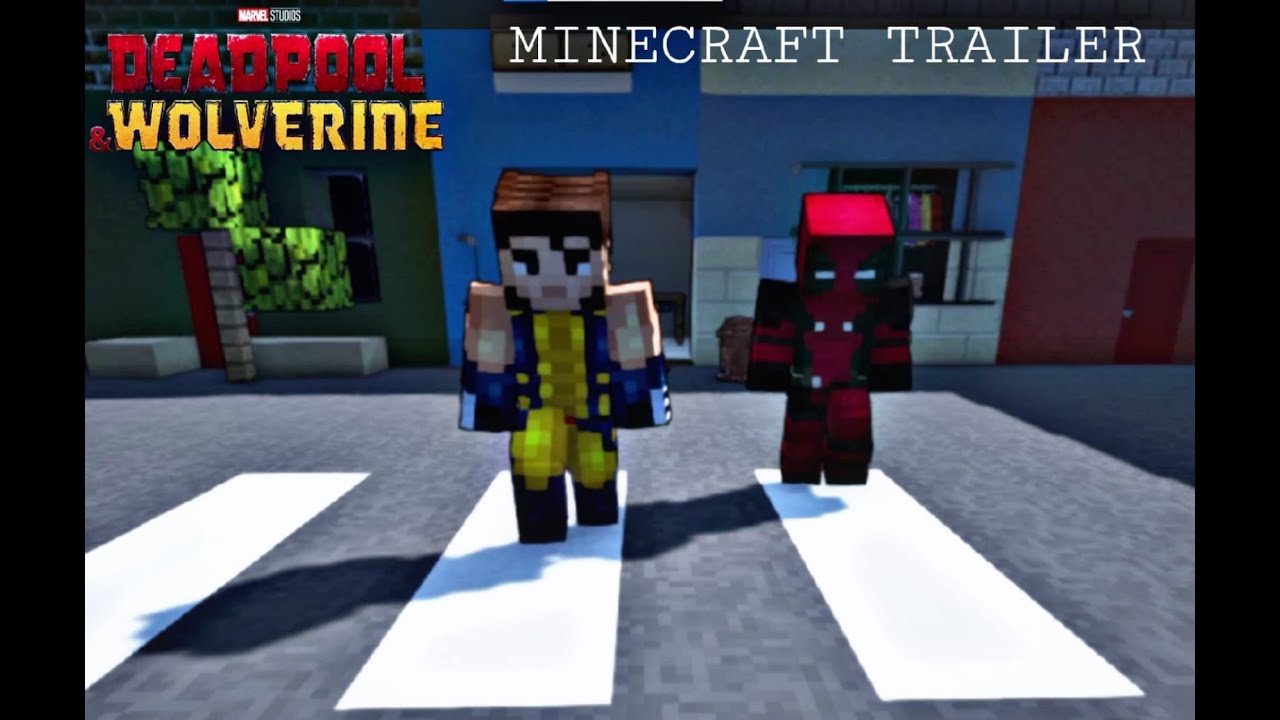 Deadpool Wolverine Minecraft Trailer Youtube