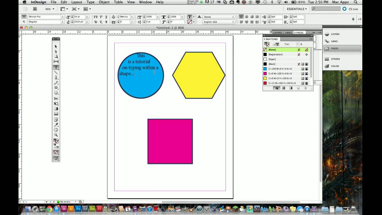 Tutorial Adobe Indesign Typelito