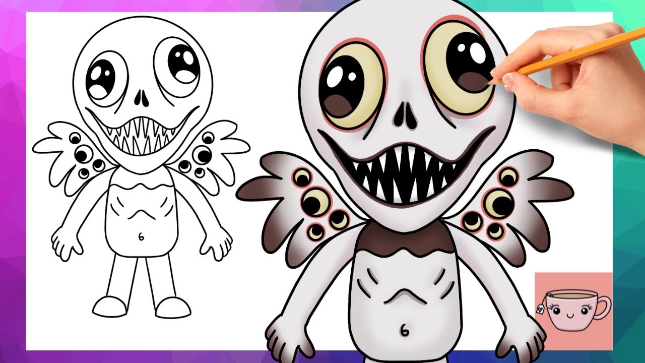 How To Draw Angel Creature From The Amazing Digital Circus Episode 3