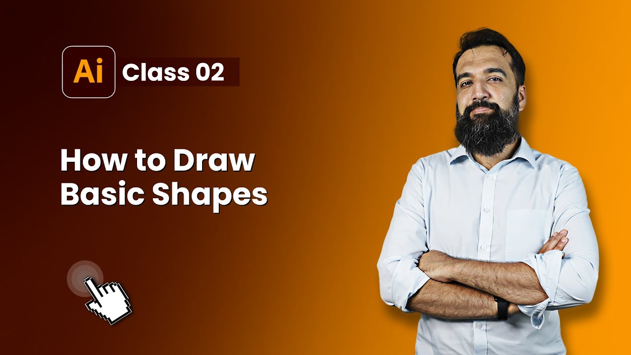 How To Draw Basic Shapes Adobe Illustrator Class 2 Youtube