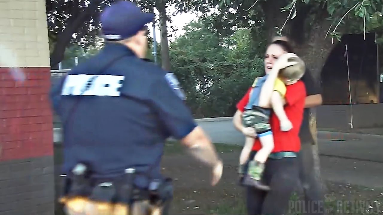 Police Officer Saving Someone