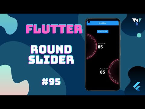 Google Flutter Tutorial For Beginners 95 Fun With Round Slider In