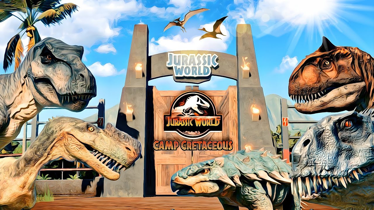 Todos Dinossauros De Acampamento Jurassico Jurassic World Evolution 2