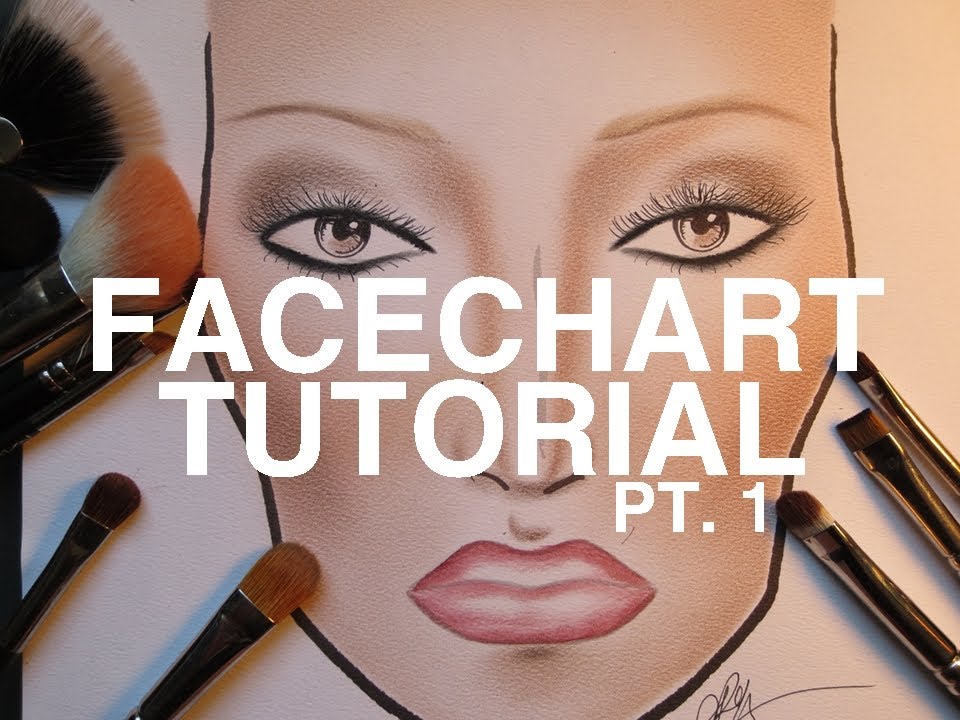 Tutorial Face Chart Pt 1 Shading The Skin Youtube