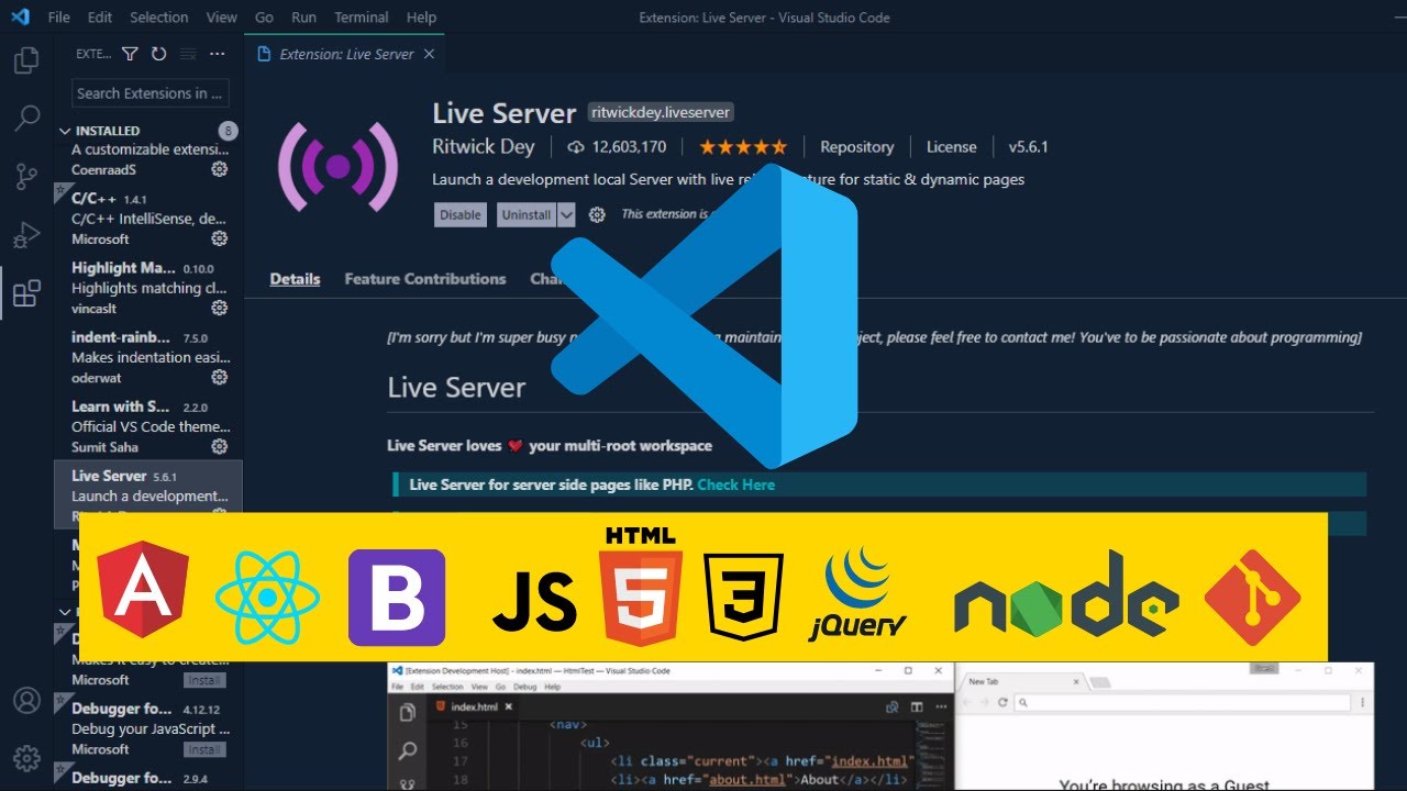 Vs Code Setup For Web Development With Amazing Extensions Visual