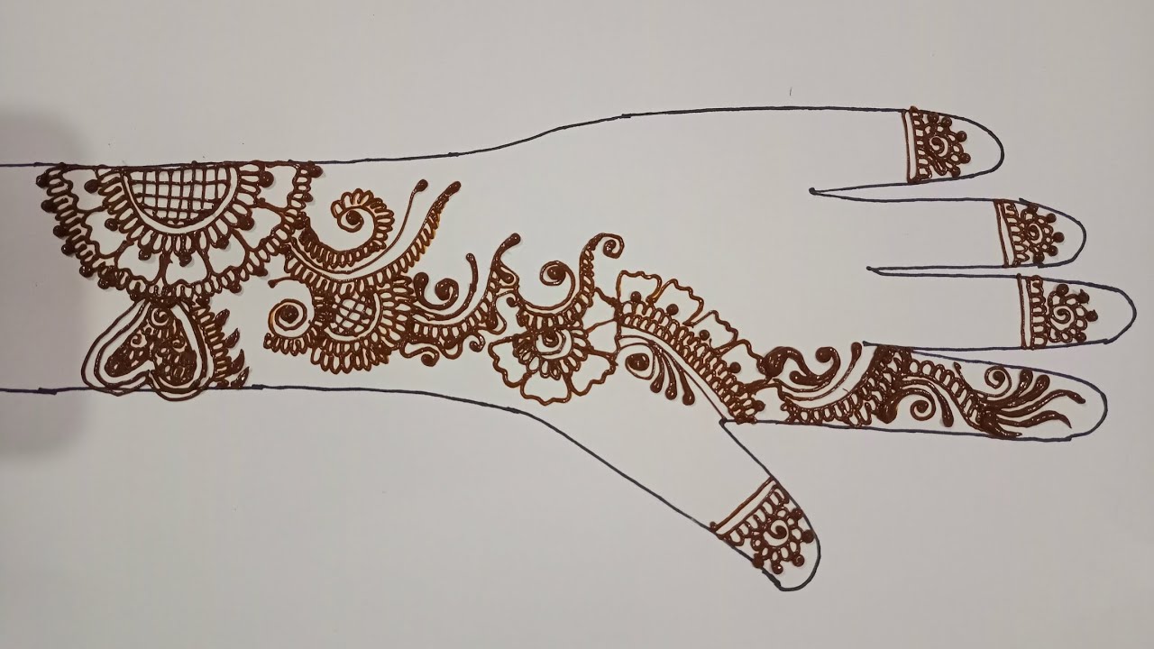 Easy Mehandi Tutorial Mehandi Design Youtube
