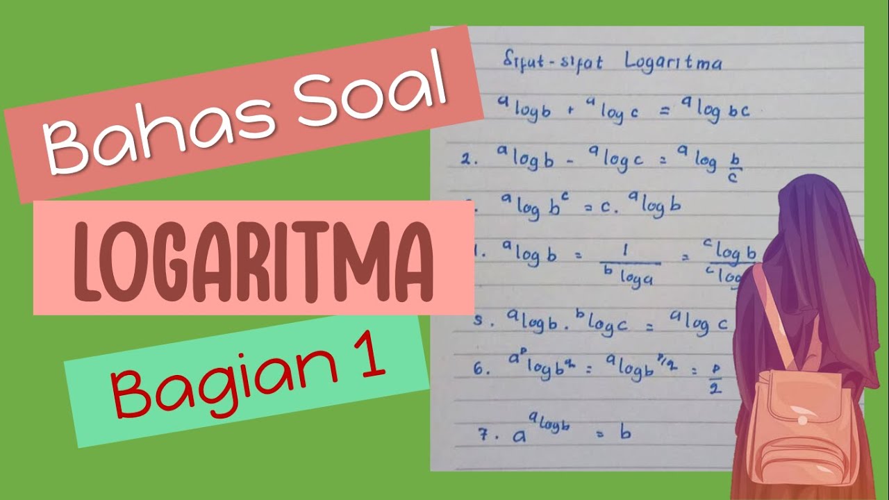 Bahas Soal Logaritma Bagian 1 Youtube