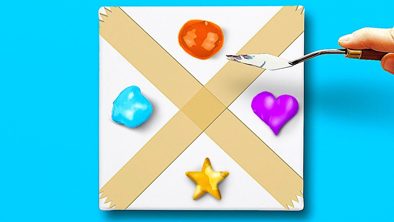 Easy Art Ideas Do It Yourself Art Hacks And Useful Painting Tips