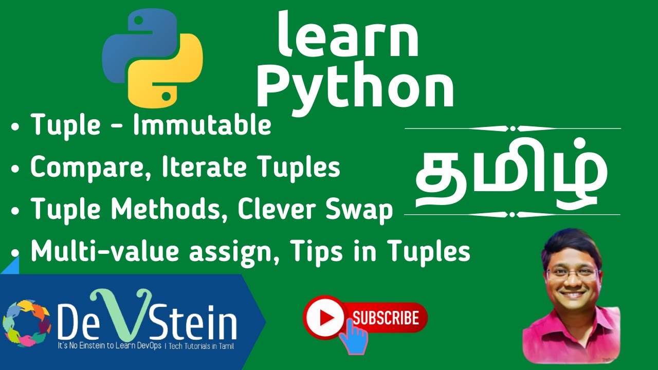 P09 Python In Tamil Tuple Youtube