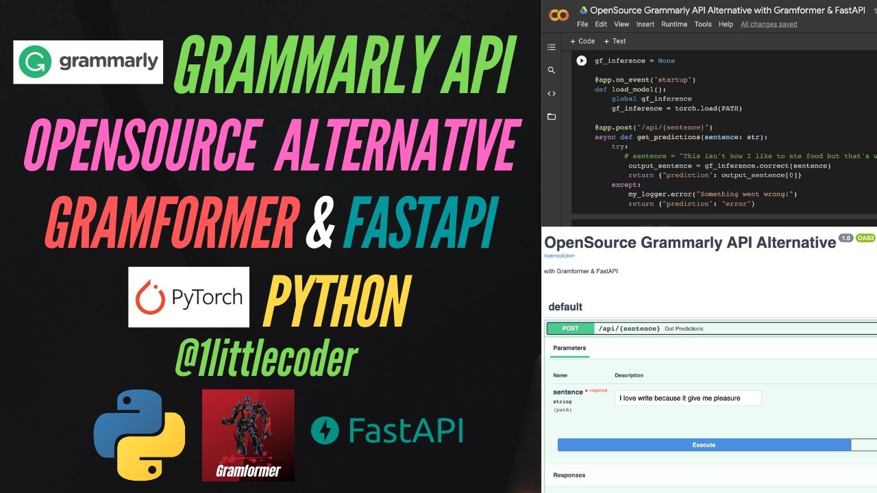 Build Grammarly Api Opensource Grammar Correction Alternative With