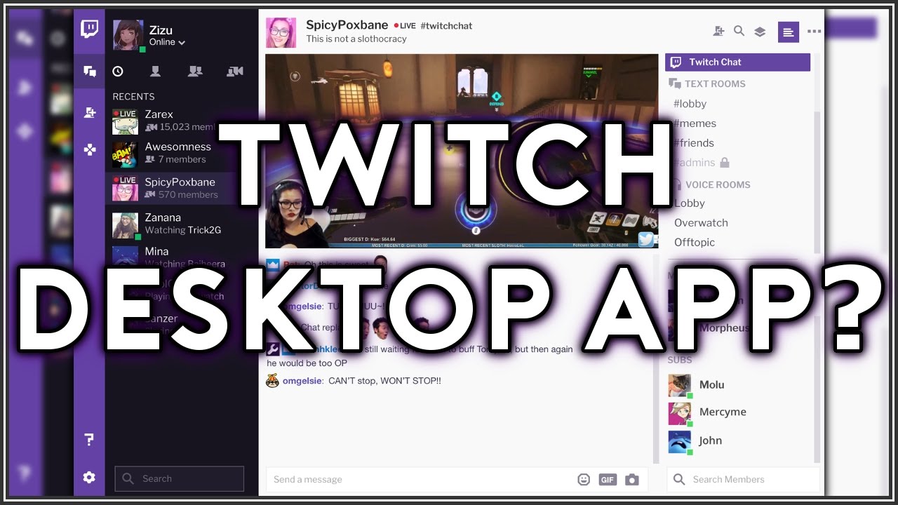 Taking A Look At The New Twitch Desktop App Youtube