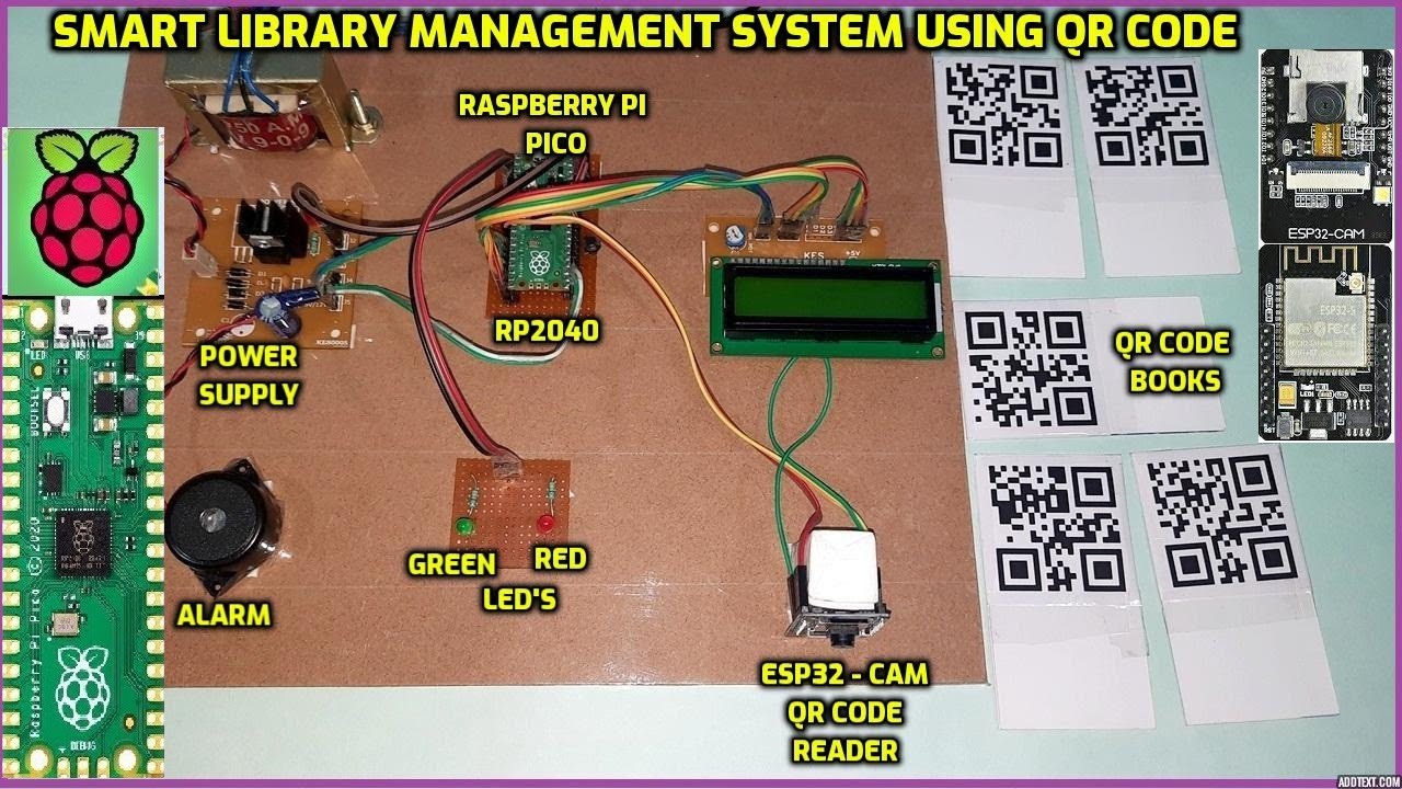 Raspberry Pi Pico Projects Smart Library Management System Using Qr