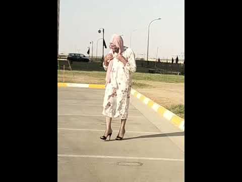 Arab Milf Walking In Sexy High Heels With Black Sexy Stocking Youtube