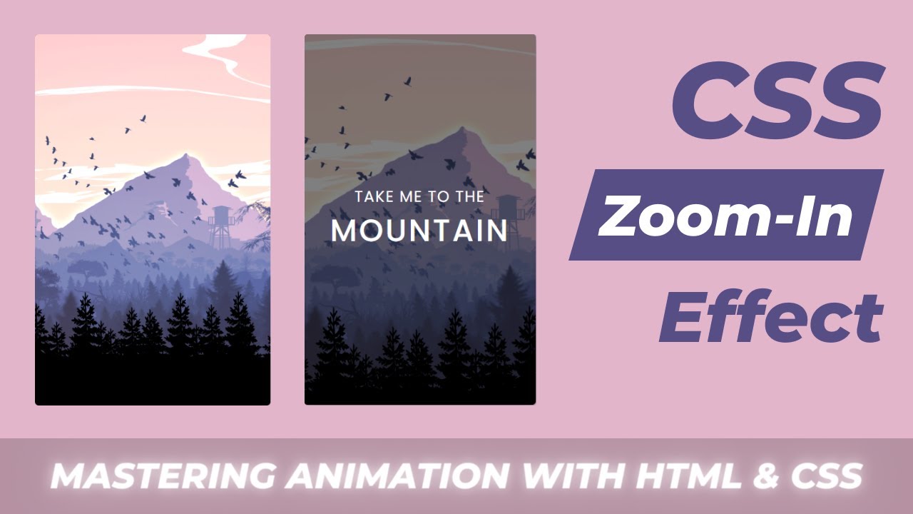 Image Zoom On Hover Effect Using Html Css Css Image Effects Css