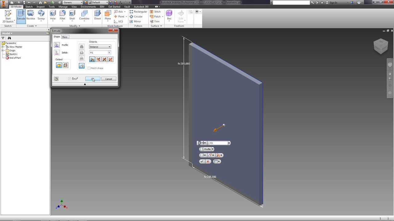 Project In Autodesk Inventor Tutorial Persianzoom