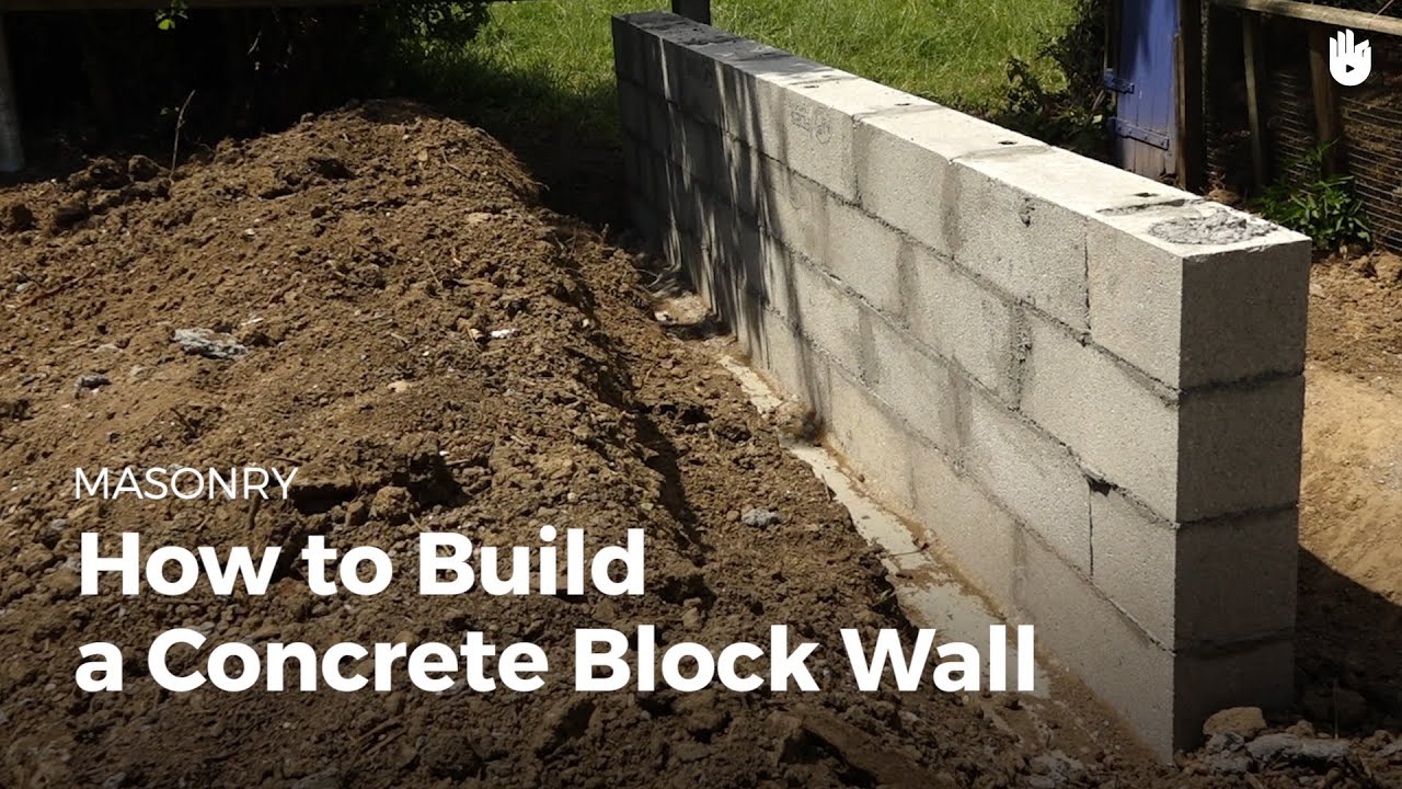 How To Build A Cinder Block Garden Wall Fasci Garden
