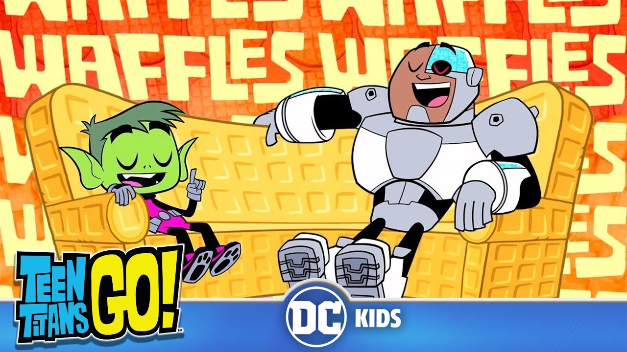 Teen Titans Go Karaoke Waffles Waffles Waffles Dc Kids Youtube