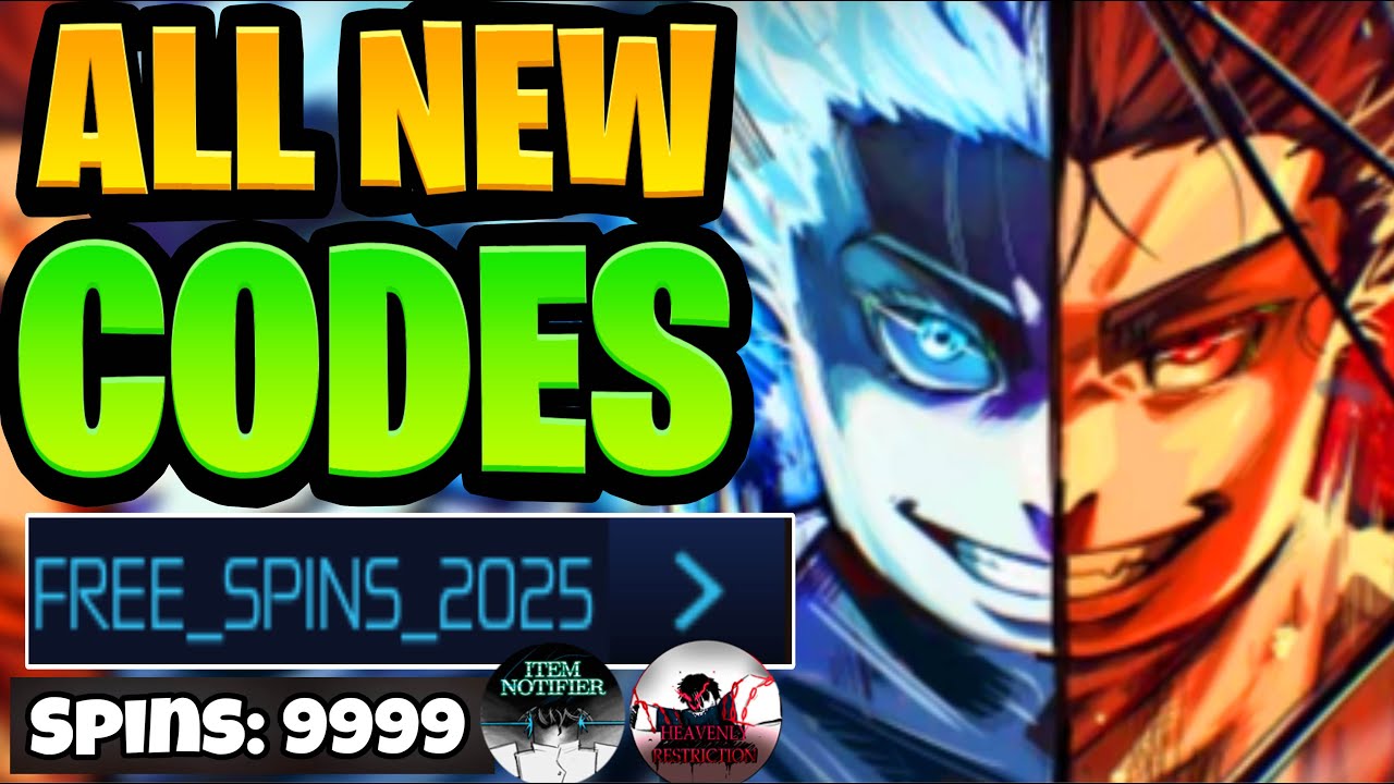 New Codes All Working Codes For Jujutsu Infinite In January 2025