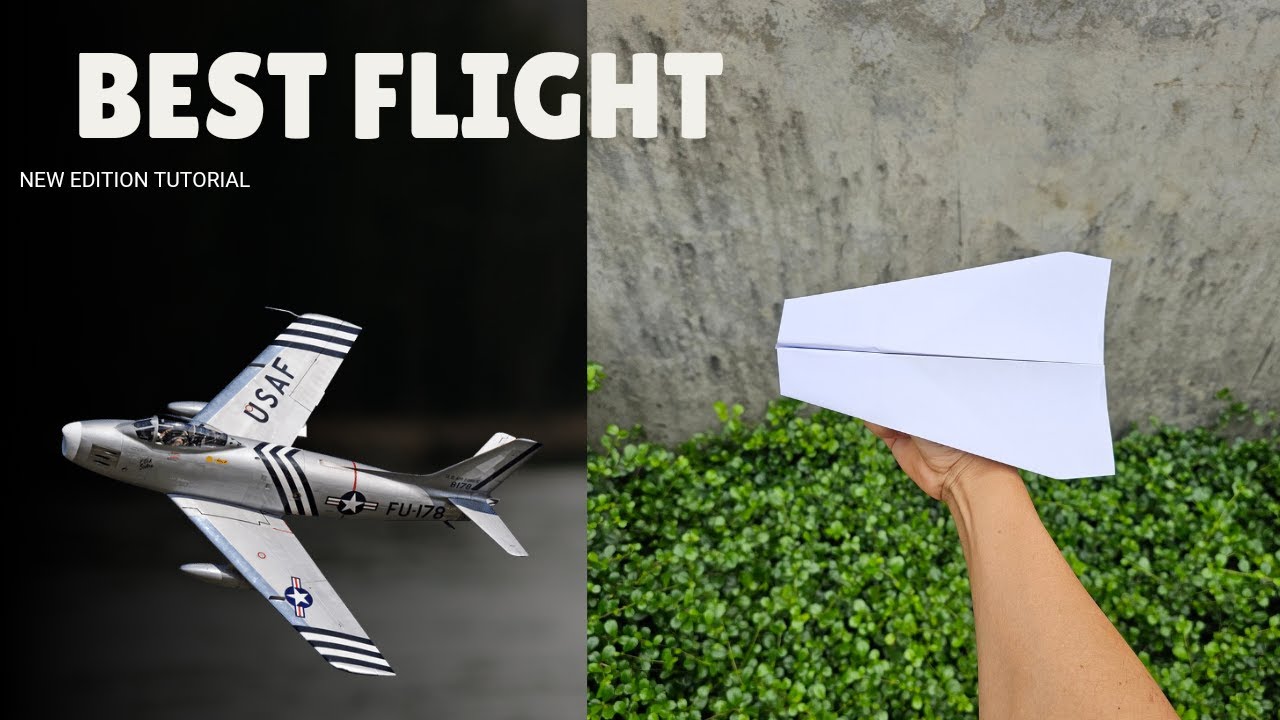 How To Make The World S Best Paper Airplane Video Youtube
