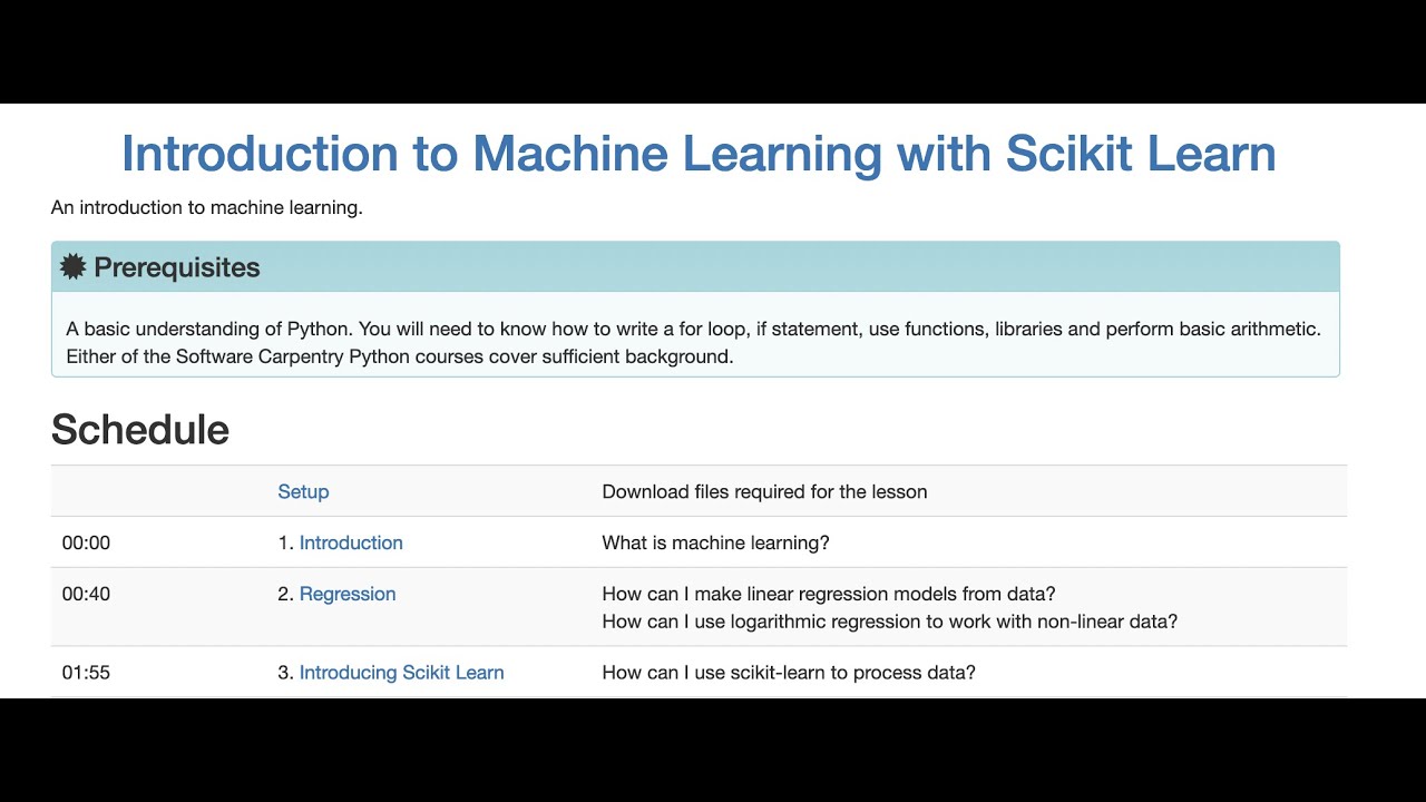 Introduction To Machine Learning With Scikit Learn Research Computing