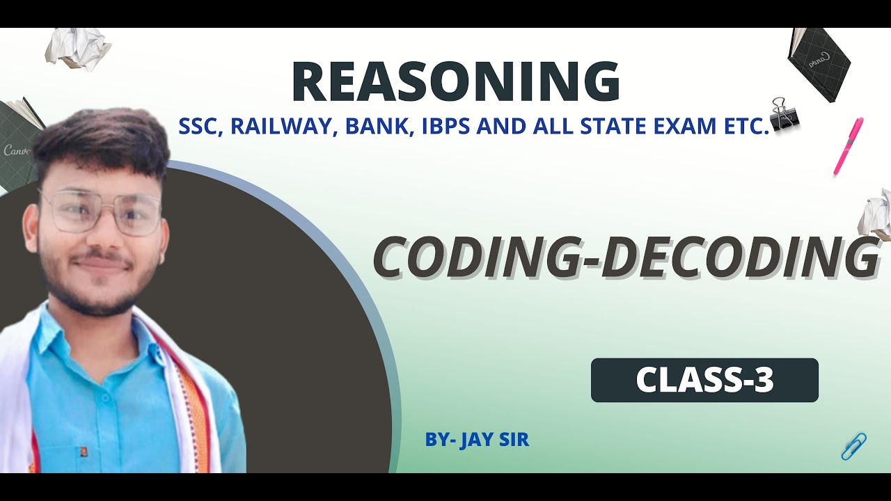 Reasoning Coding Decoding Class 3 Youtube