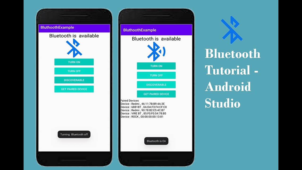 Bluetooth Android Studio Youtube