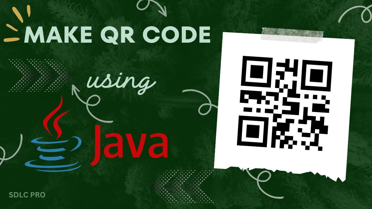 How To Create Qr Code Using Simple Java Program Youtube