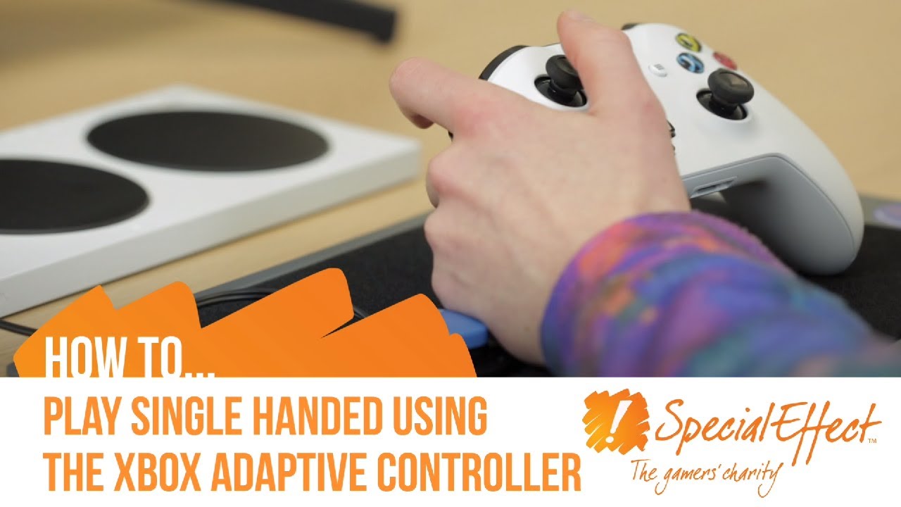 How To Play Single Handed Using The Xbox Adaptive Controller Youtube