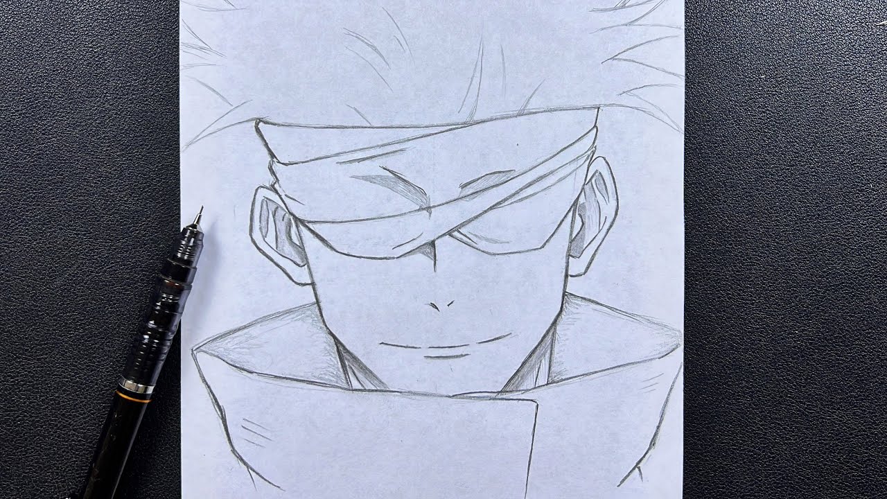 How To Draw Gojo Satoru Anime Drawing Tutorial Easy Step By Step – eroppa