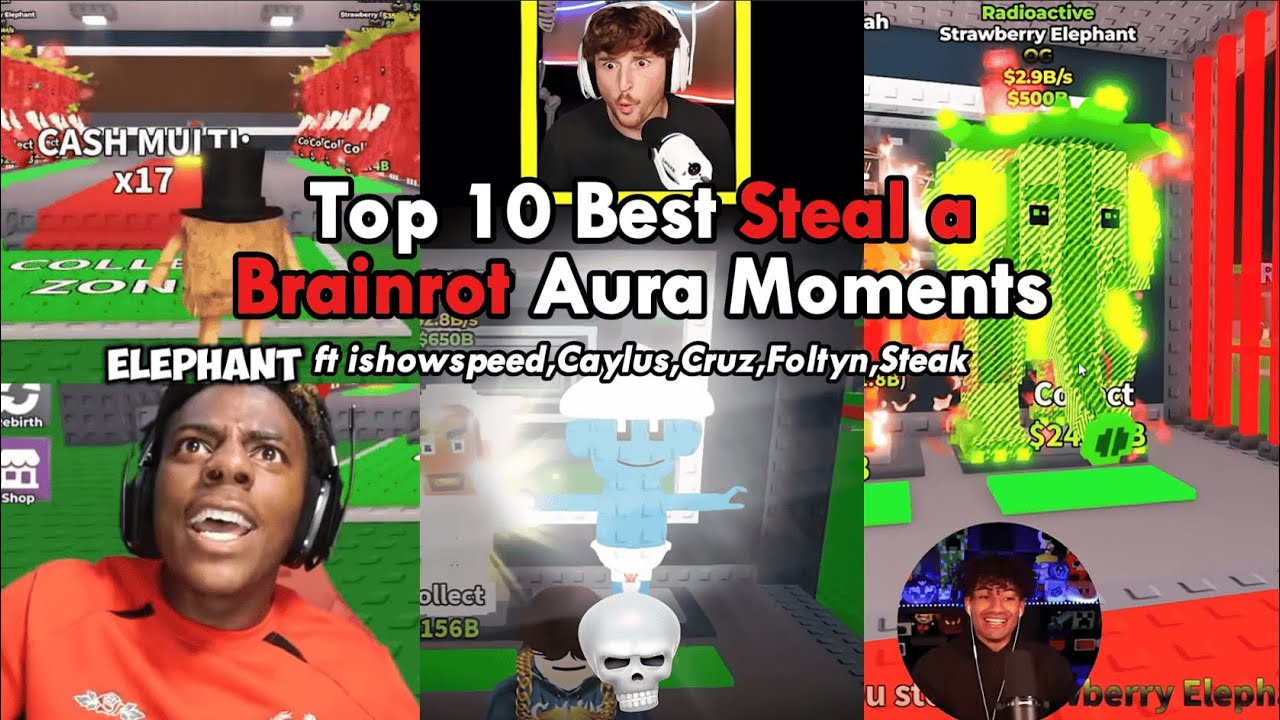 Top 10 Best Steal A Brainrot Moments Of This Month Compilation Aura