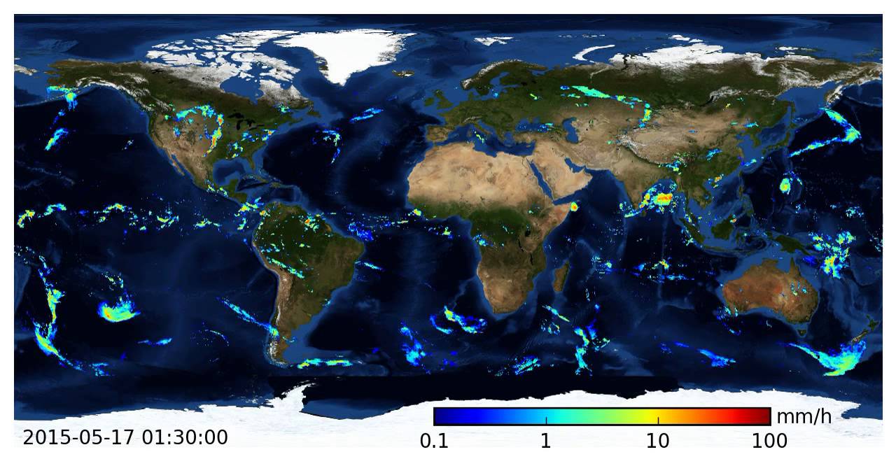Imerg Global Precipitation Rates Late Estimates Youtube