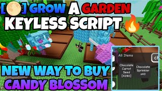 Grow A Garden Script Buy Candy Blossom Growagardenscript Roblox