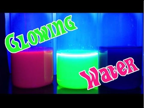 Glowing Water Easy Kids Science Experiments Youtube