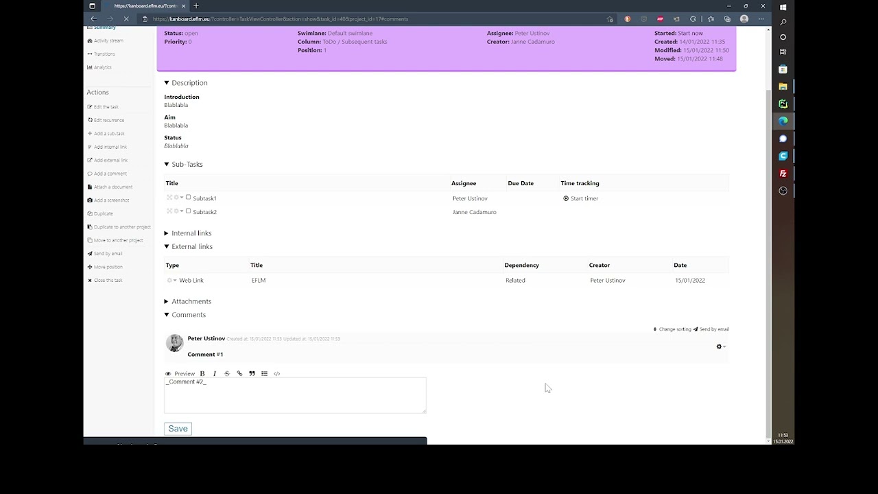 Kanboard Tutorial User Guide Youtube