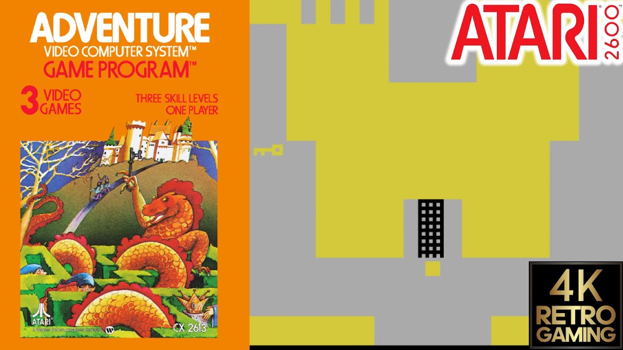 Adventure Atari 2600 4k Gameplay Youtube