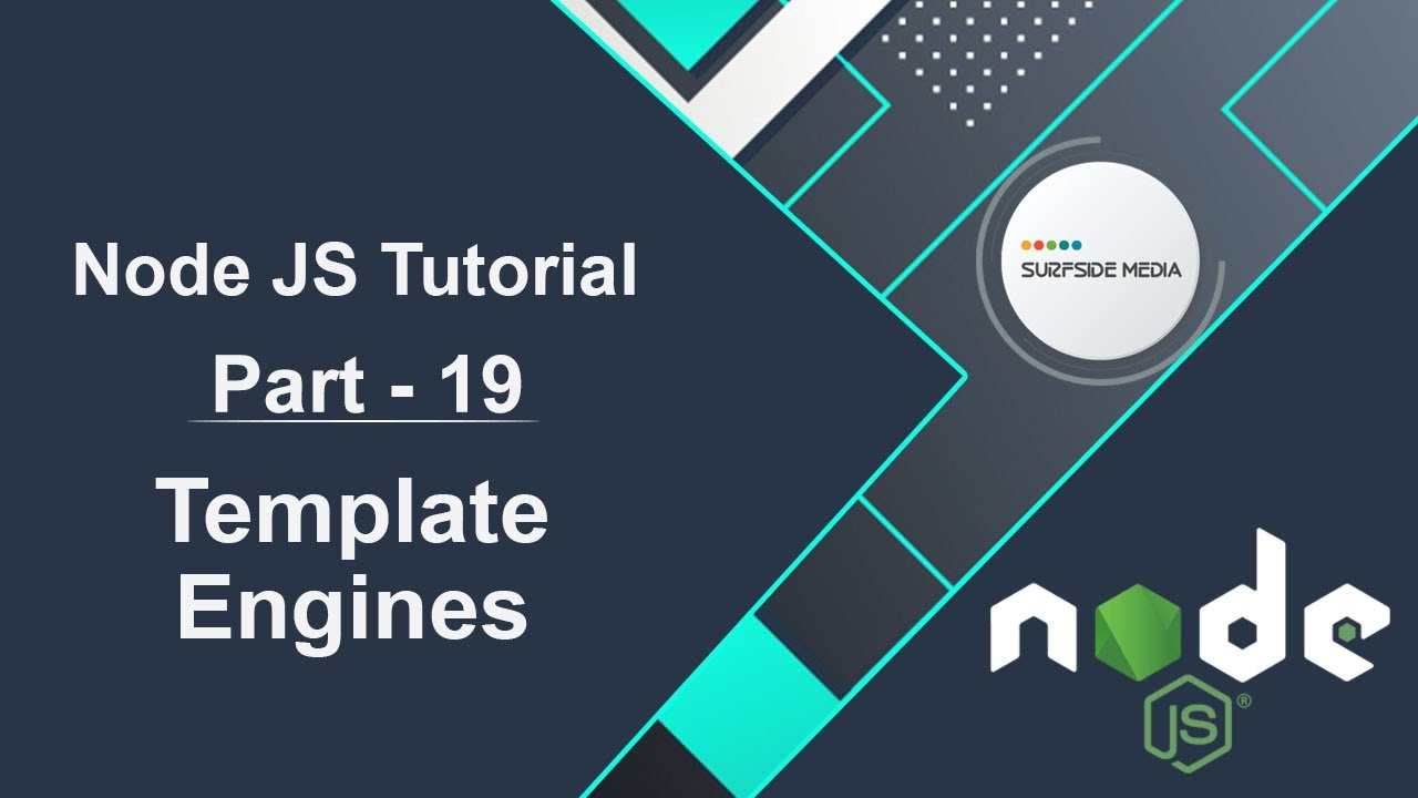 Node Js Tutorial Template Engines Youtube