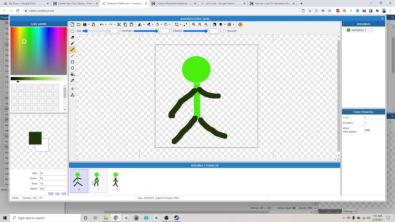 Construct 3 Platformer Tutorial 19 Custom Graphics And Animation