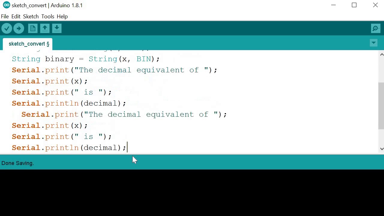 Arduino101 3 Simple Number Conversion With String Youtube