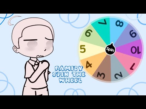 Spin The Wheel Gacha Family Edition Gacha Club Capcut Youtube