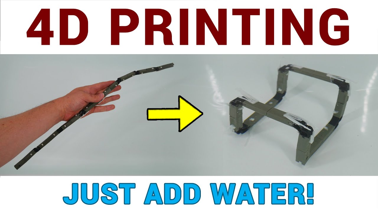 4d Printing At Home Self Assembling Magic Youtube