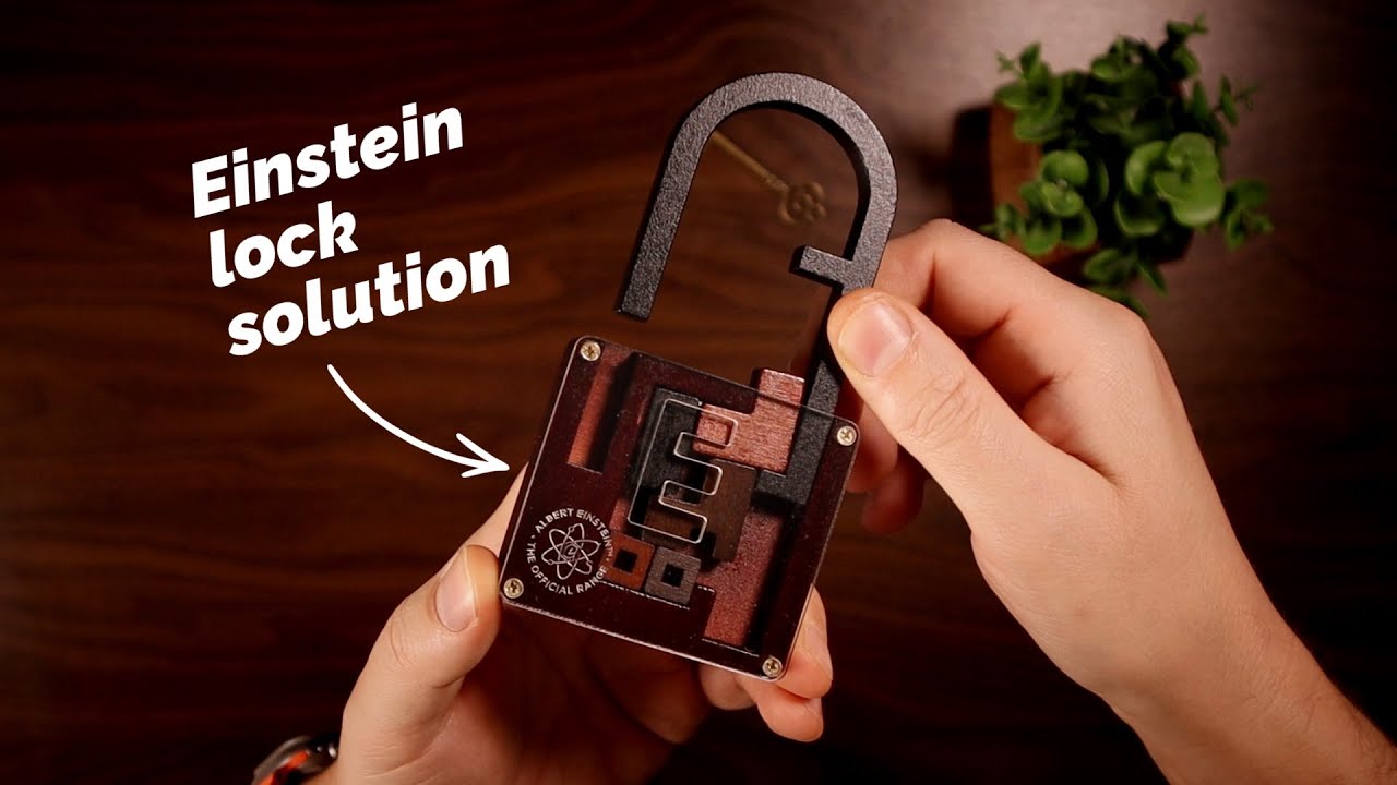 Einstein Lock Puzzle Easy Professorpuzzle Youtube