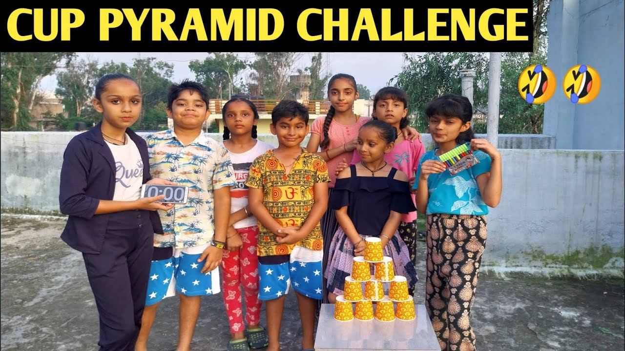 Cup Pyramid Challenge ёяшвёяшв Youtube