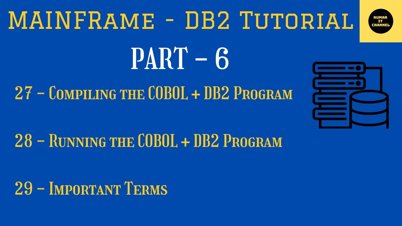 Mainframe Db2 Tutorial Part 6 Refresher Youtube