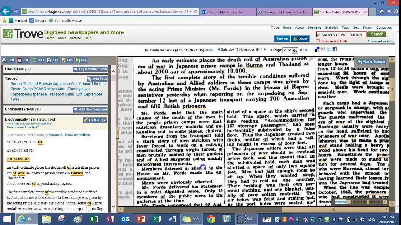 How To Search Trove Newspapers Women S Weekly Archives Youtube