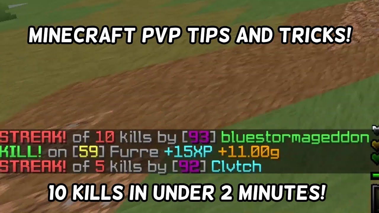 Minecraft Pvp Tips And Tricks Youtube