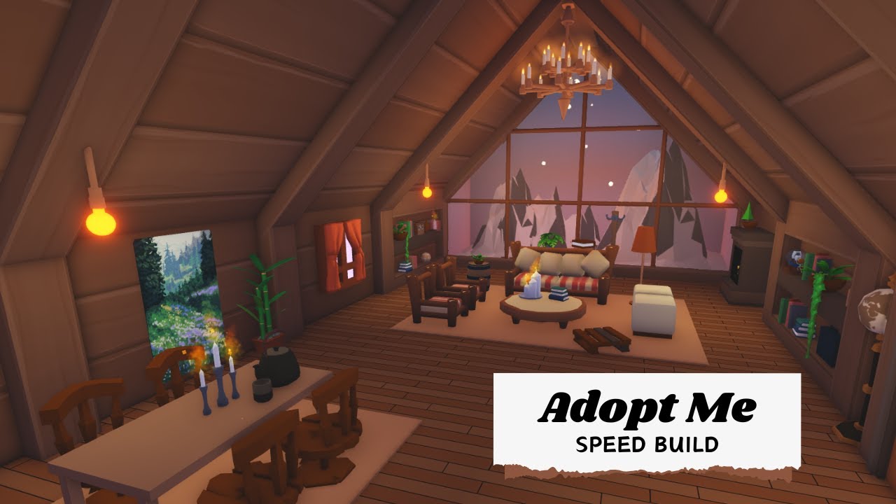 Cozy Cabin Tree House Speed Buildрџќѓ Adopt Me Roblox Youtube