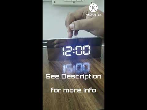 Best Mirror Digital Led Alarm Clock Setting Time Review Essential